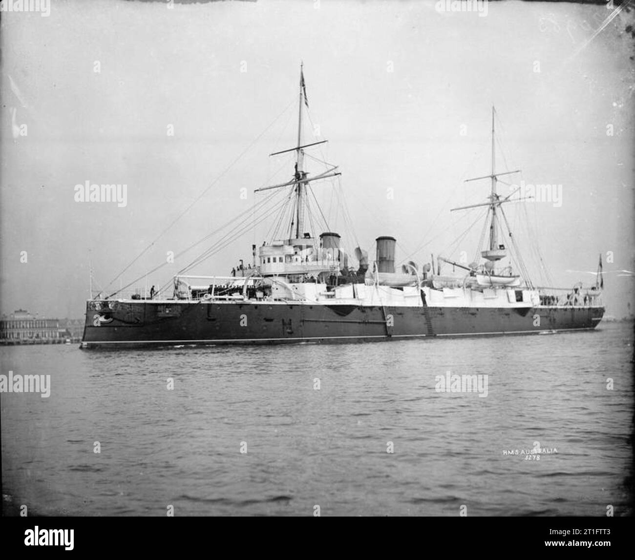 Photograph of British cruiser HMS Australia Stock Photo - Alamy