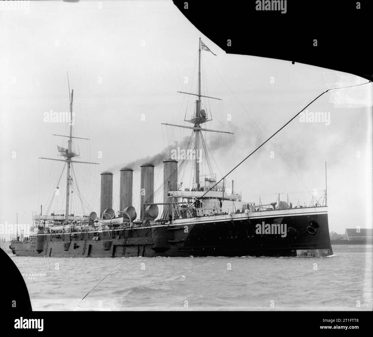 Photograph of British armoured cruiser HMS Aboukir Stock Photo - Alamy
