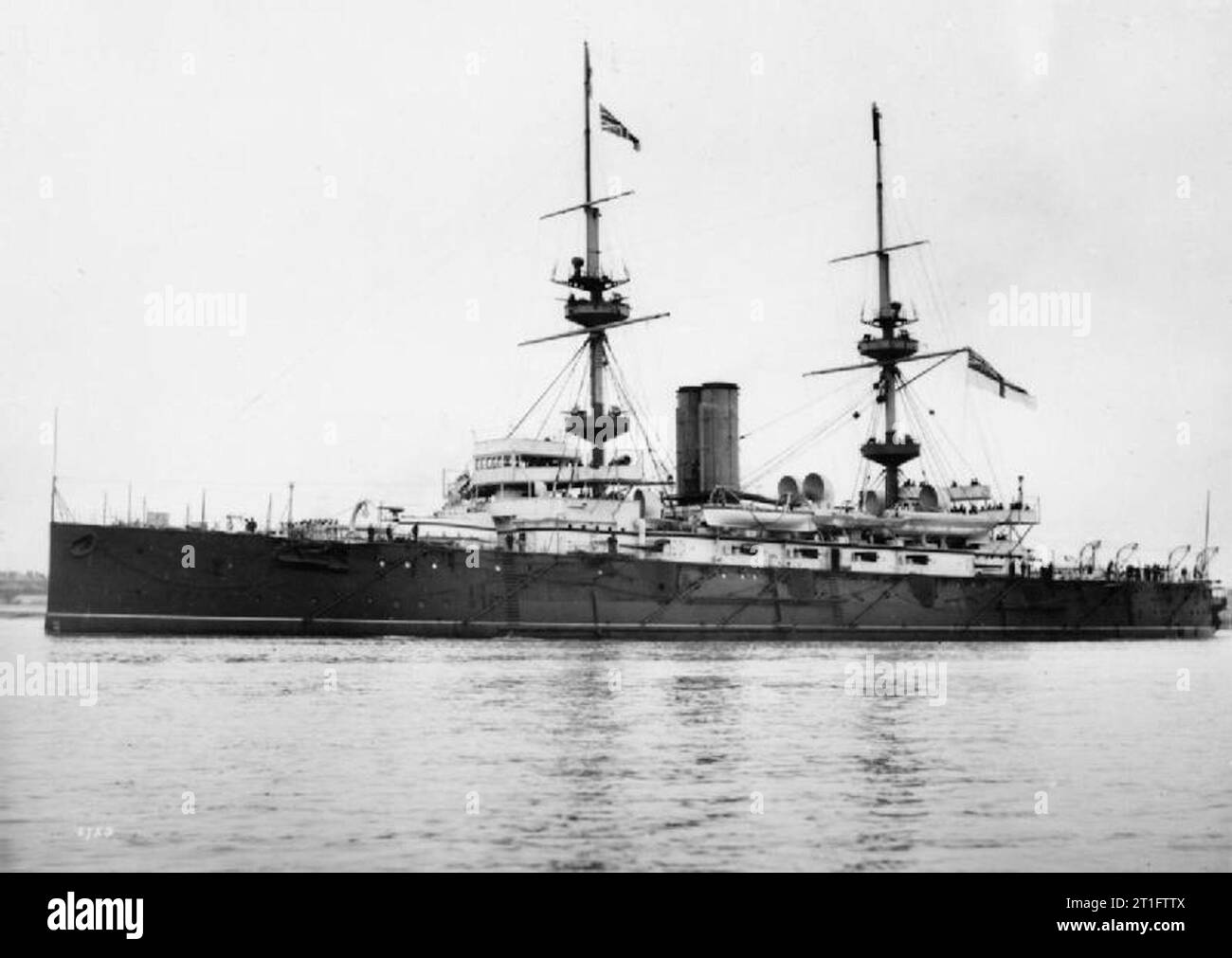 Majestic Class Battleships- Hms Caesar H. M. S. CAESAR, 1897 Stock ...