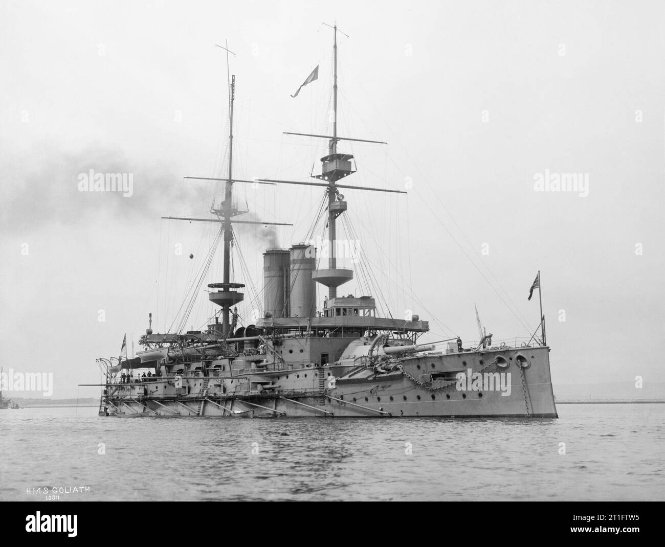 British Ships of the First World War HMS GOLIATH. Torpedoed and sunk ...