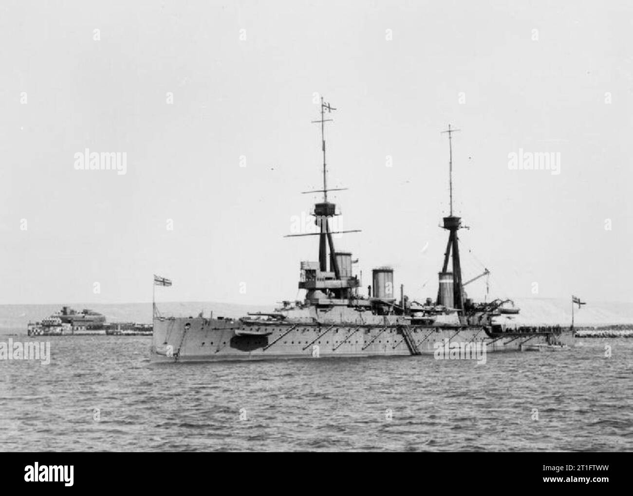 Majestic Class Battleships- Hms Jupiter HMS JUPITER at anchor at ...