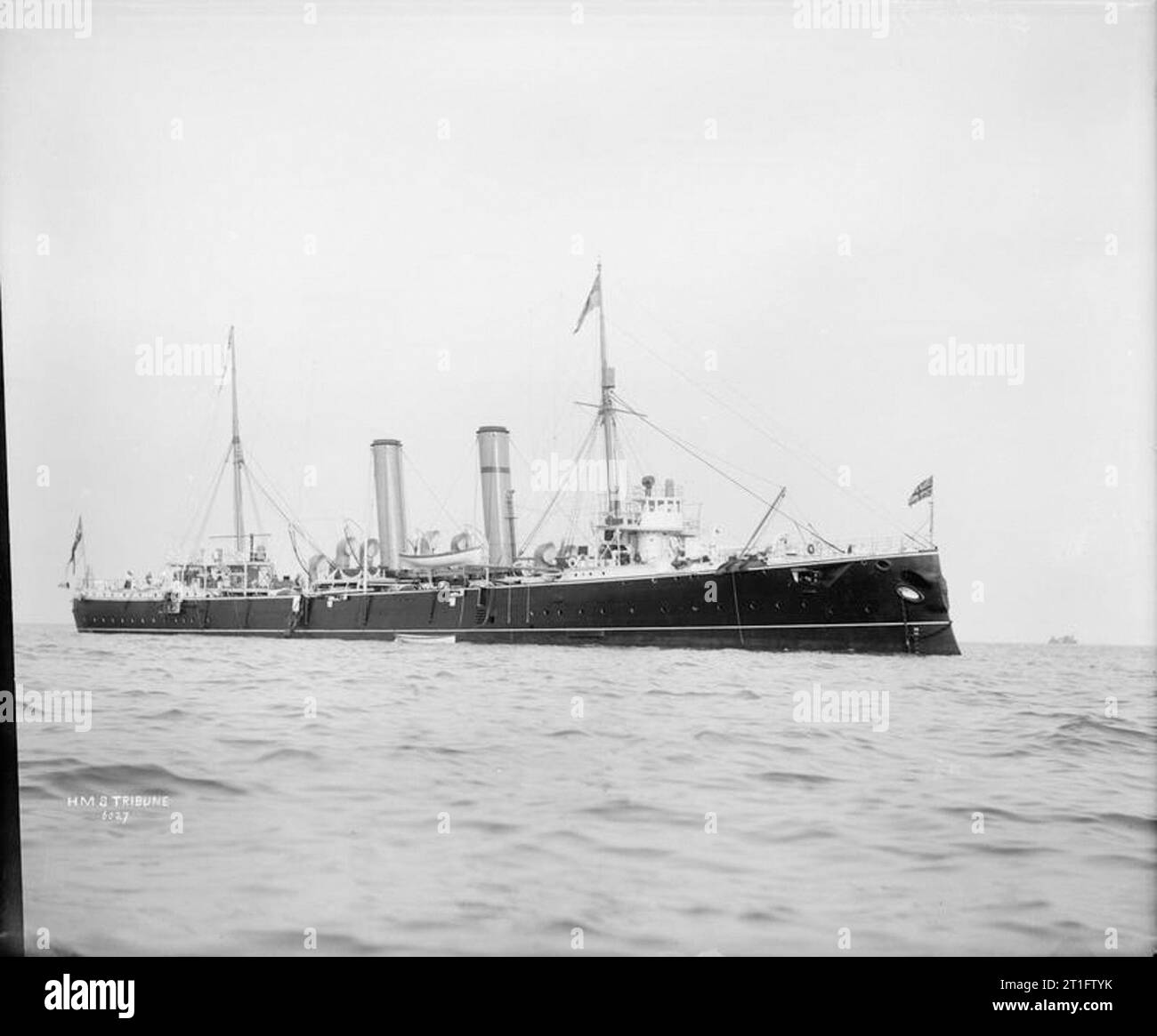 Photograph of British cruiser HMS Tribune Stock Photo - Alamy