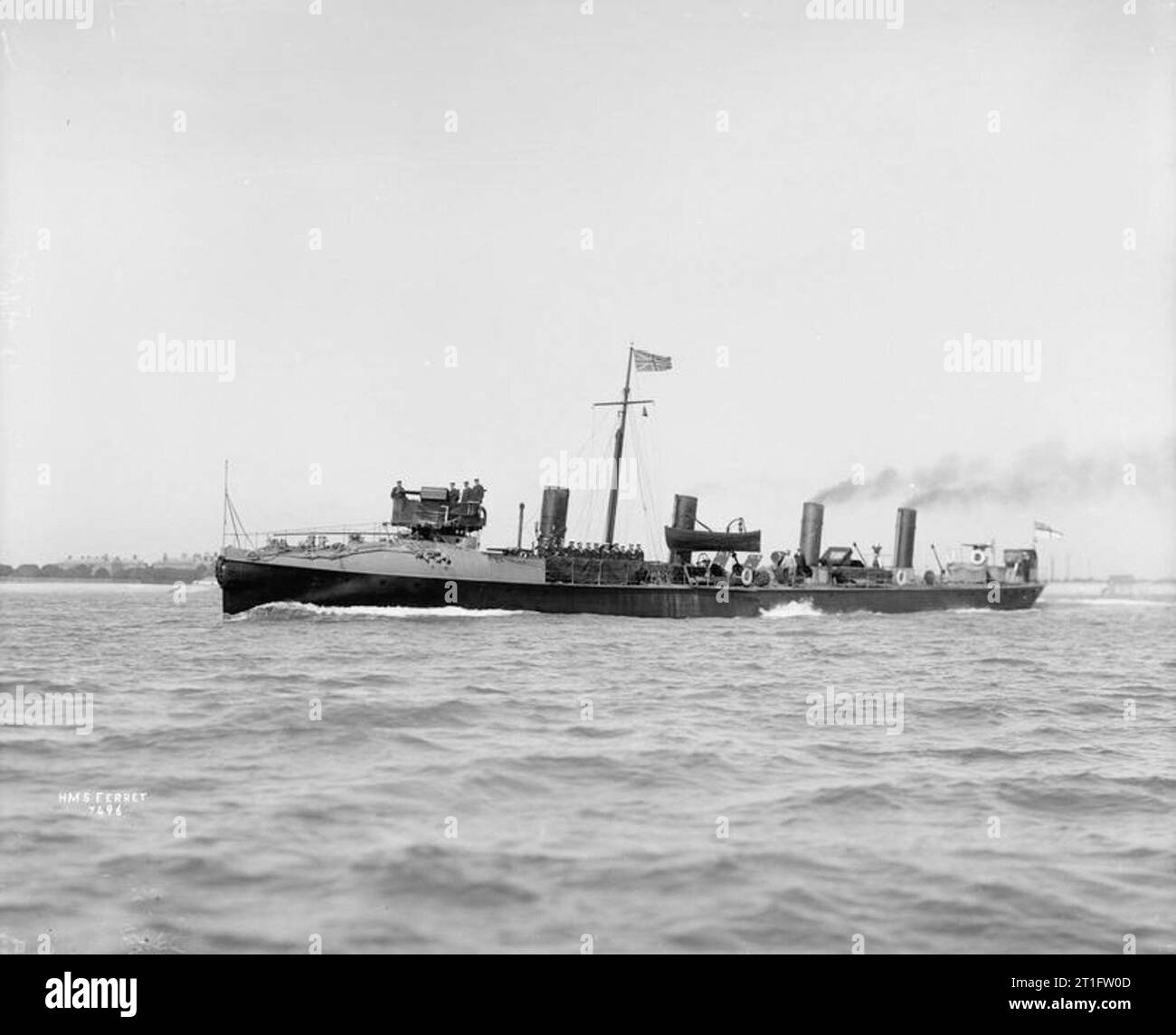 Ships of the Royal Navy HMS FERRET Stock Photo - Alamy