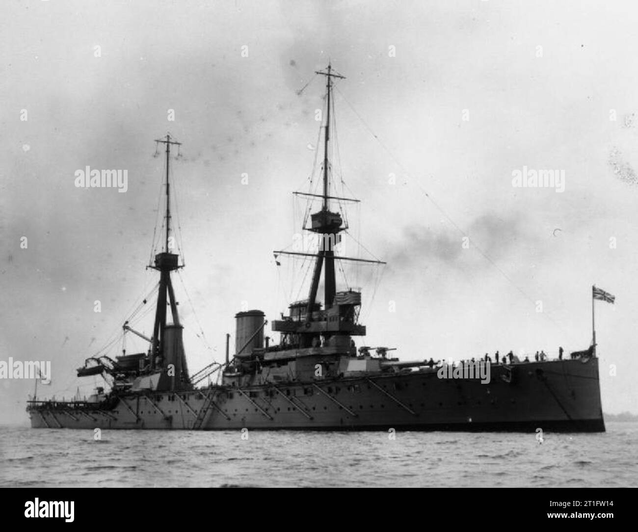 The Royal Navy Before the First World War A starboard bow view of HMS ...