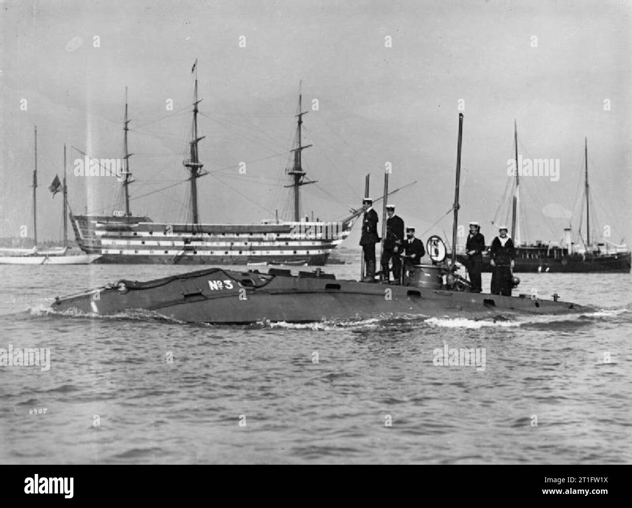 The Royal Navy Before the First World War HM Submarine No 3. This was a ...