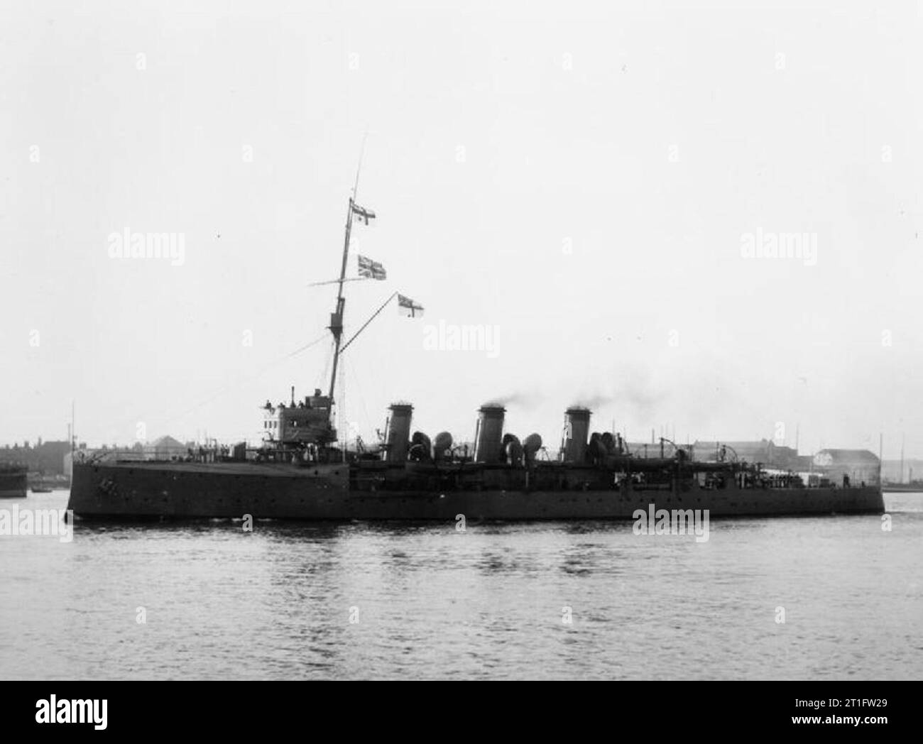 . British scout cruiser HMS SKIRMISHER Stock Photo - Alamy