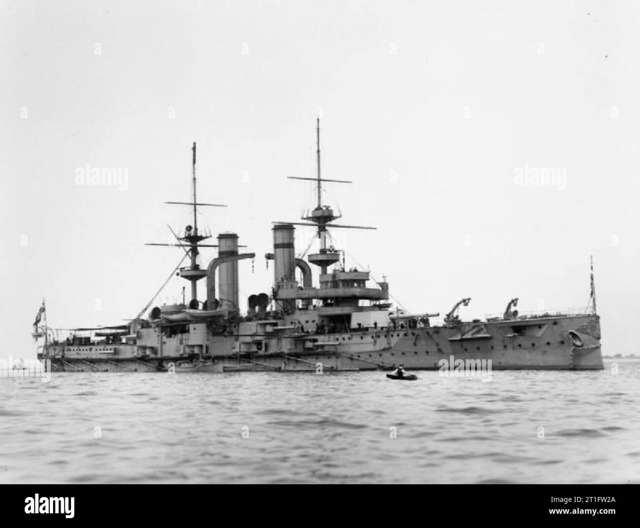 . British battleship HMS Triumph (1903 Stock Photo - Alamy