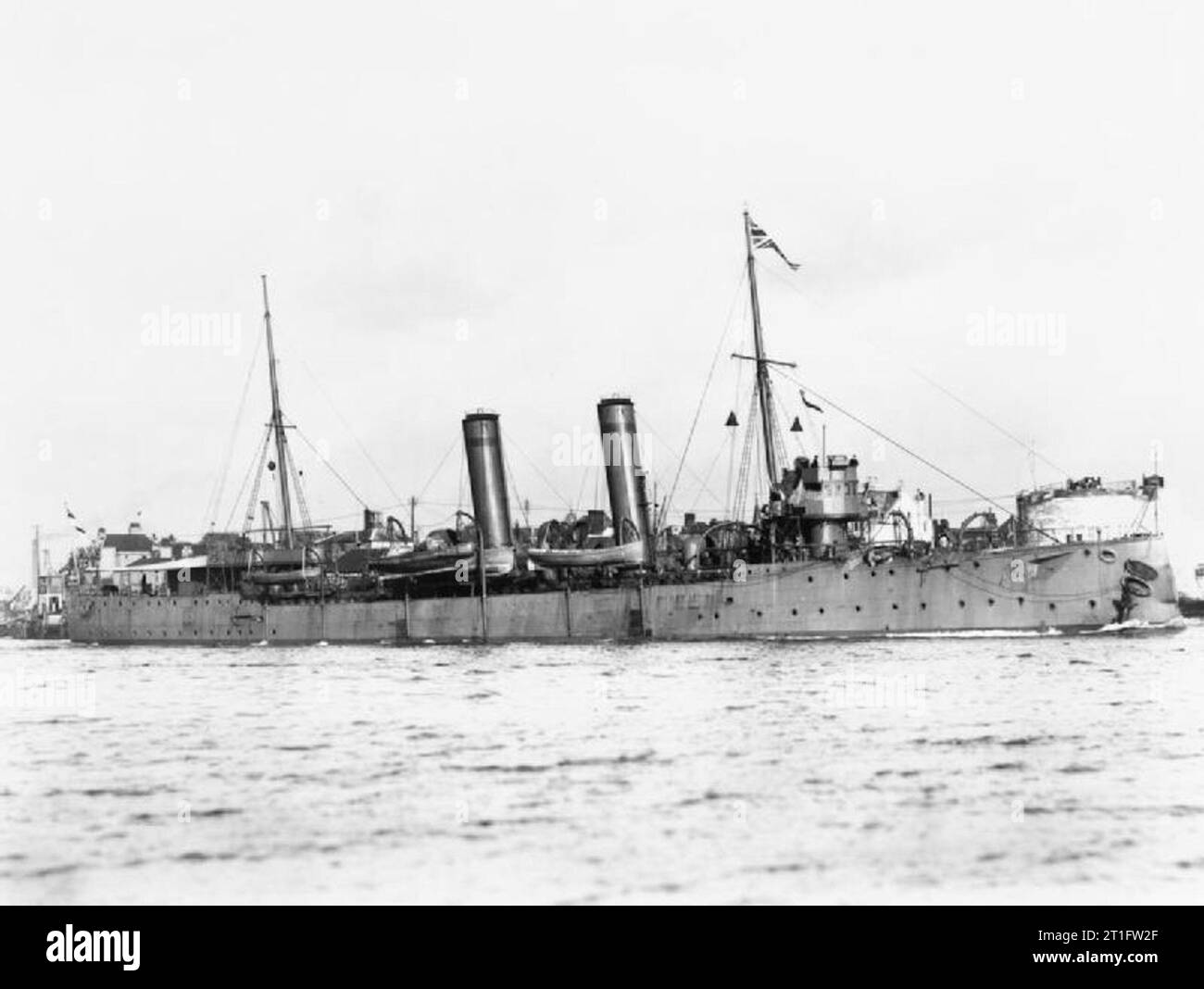 . Photograph of British Apollo class minelaying cruiser HMS Thetis ...
