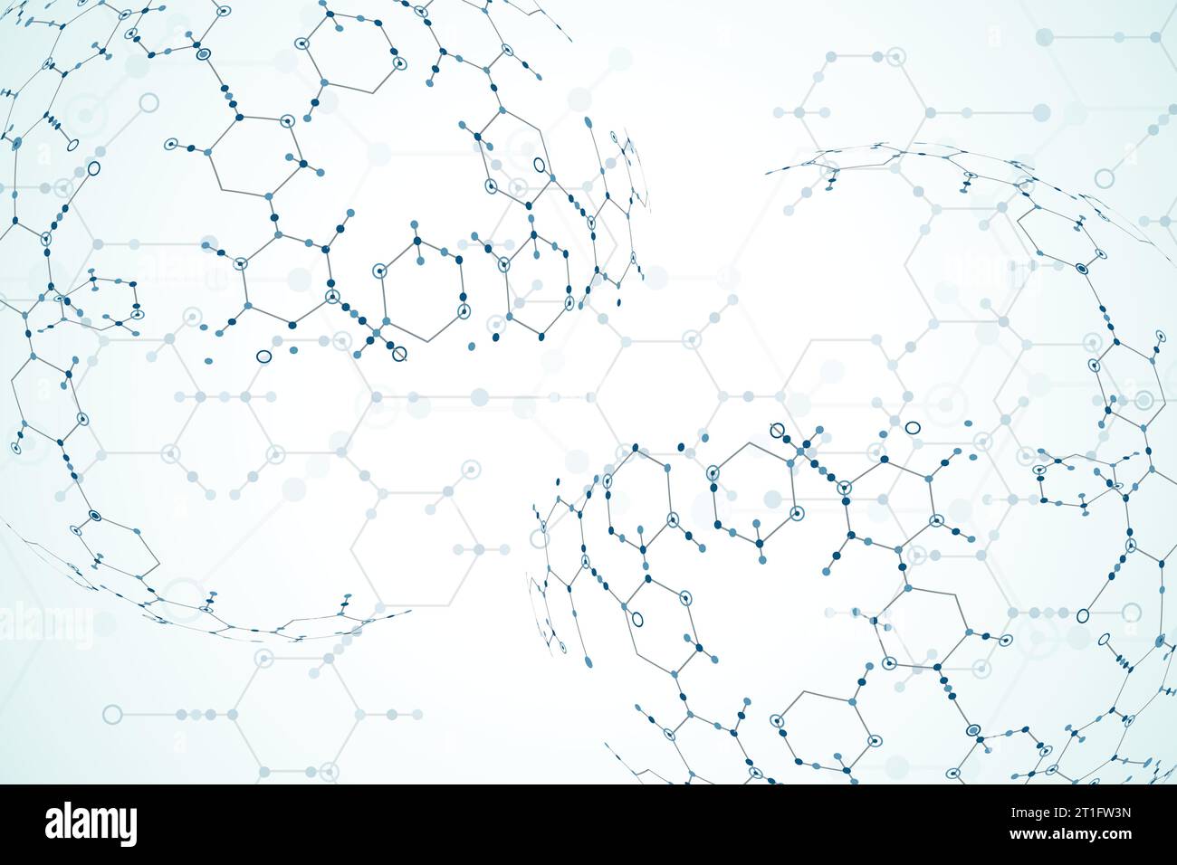Abstract technology hexagonal background. Connection structure. Science style.Vector Stock ...