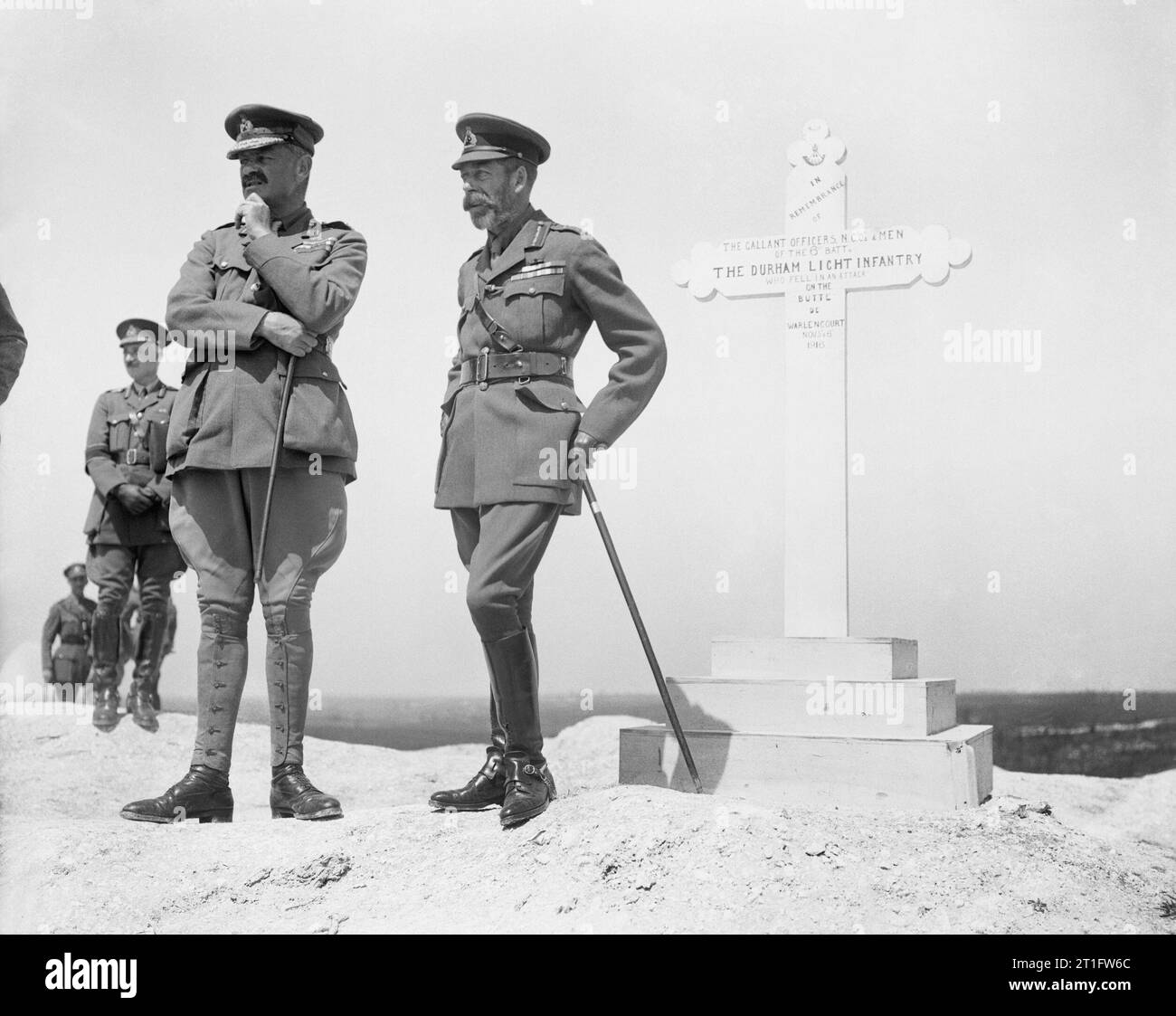The Royal Visits To the Western Front, 1914-1918 King George V with ...