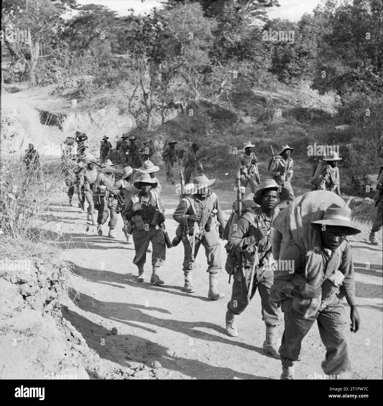African Troops in Burma during the Second World War Troops of 11th East ...