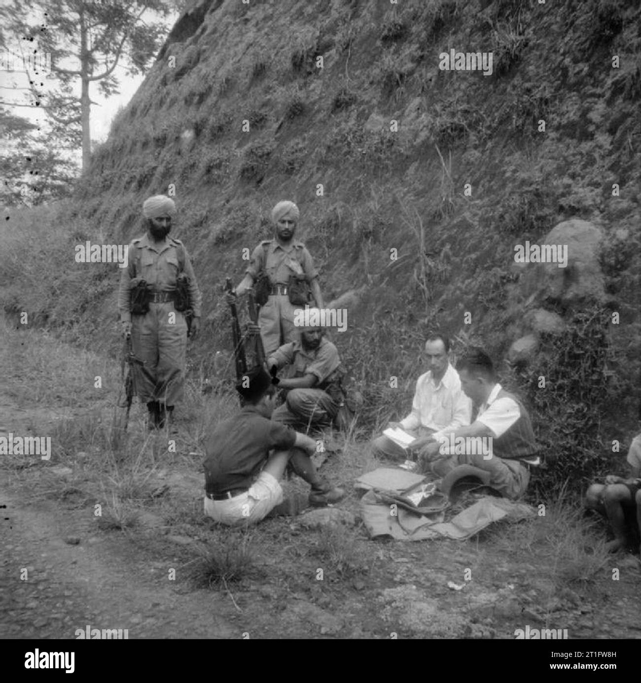 British Occupation of Java Three Indonesian nationalists captured by ...
