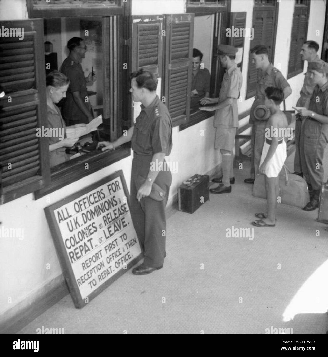 Demobilization of British Service Personnel in the Far East Captain S J ...