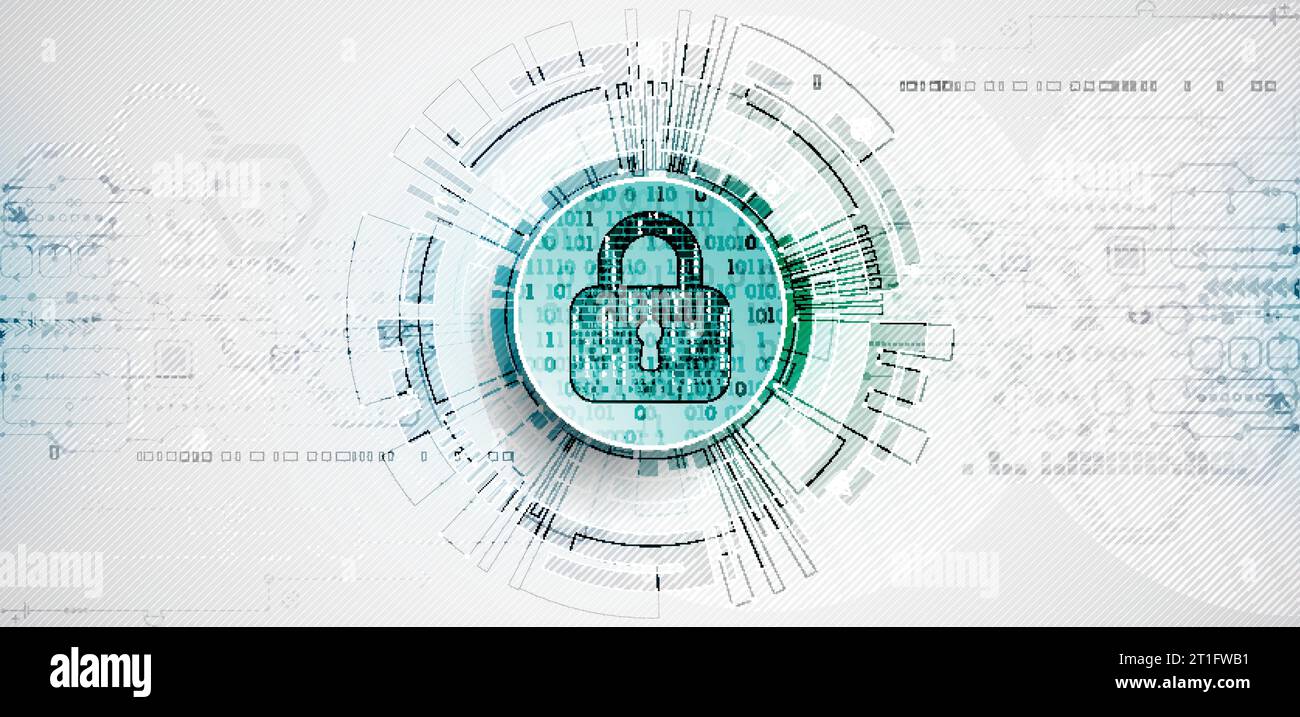 Protection concept. Protect mechanism, system privacy. Vector ...