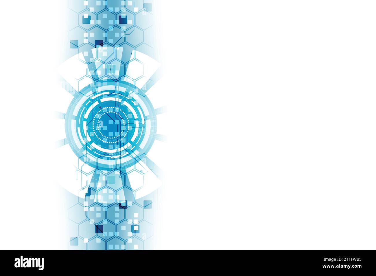 Abstract circle technology concept. Circuit board, high computer color ...