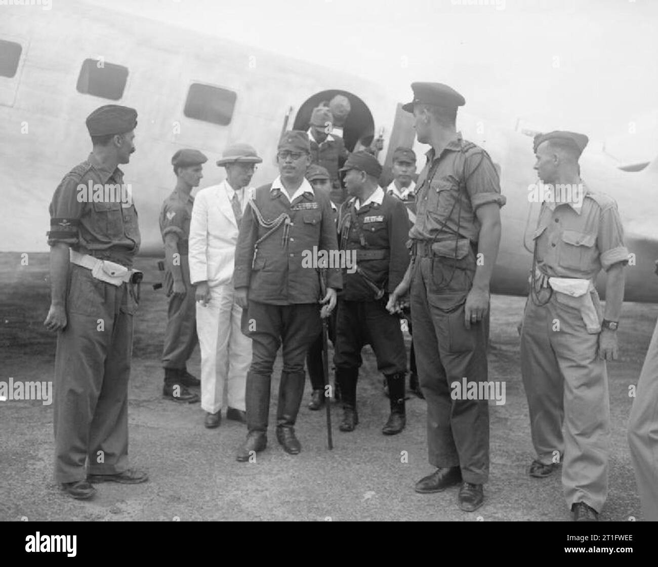 Japanese Peace Emissaries Arrive at Rangoon, Burma, 1945 Lieutenant ...