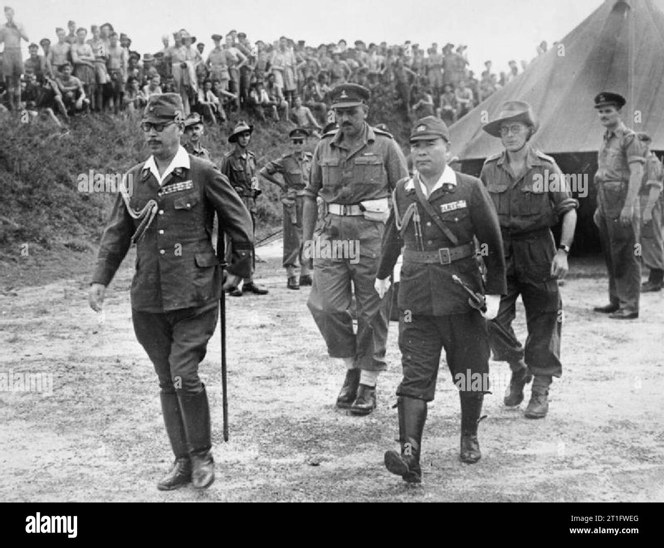 Japanese Peace Emissaries Arrive at Rangoon, Burma, 1945 Lieutenant ...