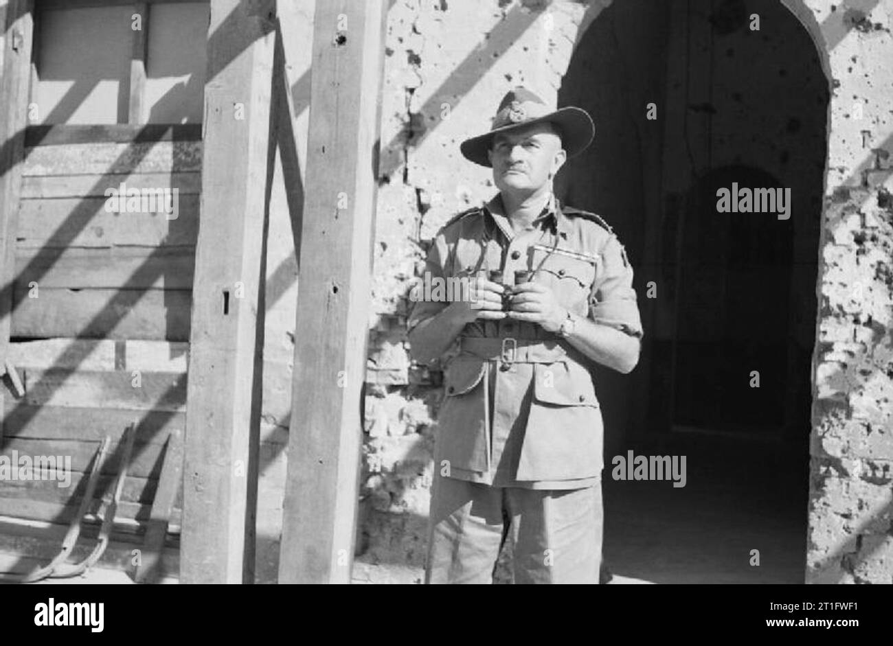 Field Marshal Sir William Slim, General Officer Commanding Fourteenth ...