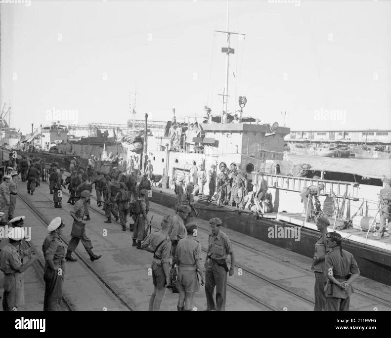 The Allied Occupation of Java A detachment of the 1st Battalion, The ...