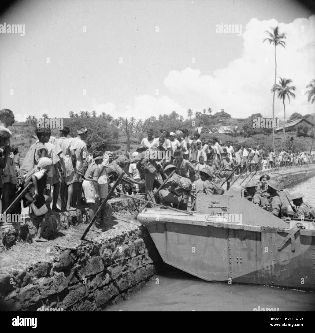 The Allied Reoccupation of the Andaman Islands, 1945 The first members ...