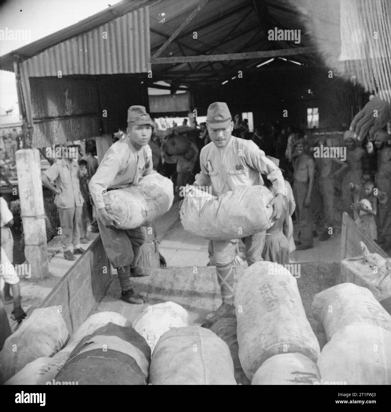 The Allied Reoccupation of the Andaman Islands, 1945 Japanese soldiers ...