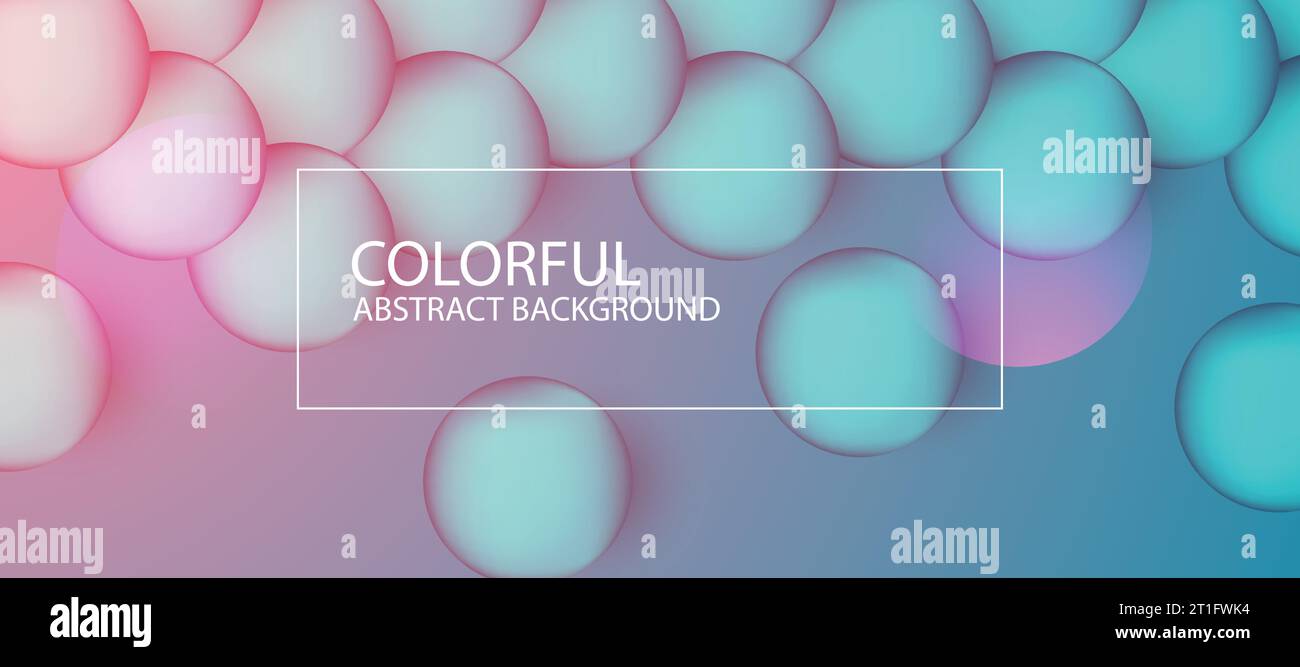 Abstract Colorful Circle Background Vector Illustration Stock Vector