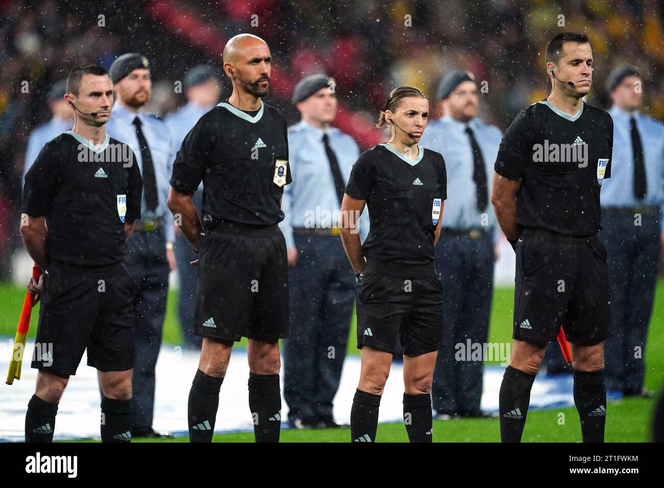 Officials observe a moment's silence for the victims of the Israel ...