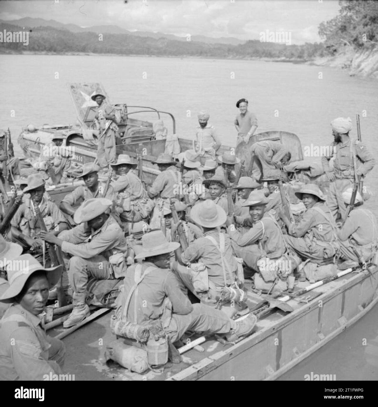 The British Army in Burma 1945 Men of the 11th East African Division on ...