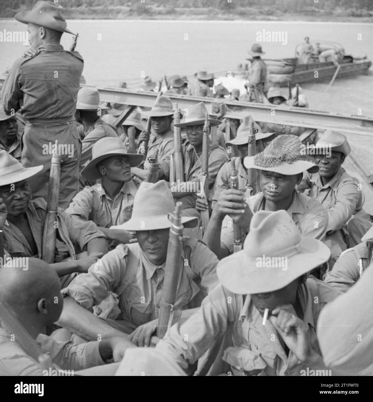 The British Army in Burma 1945 Men of the 11th East African Division on ...