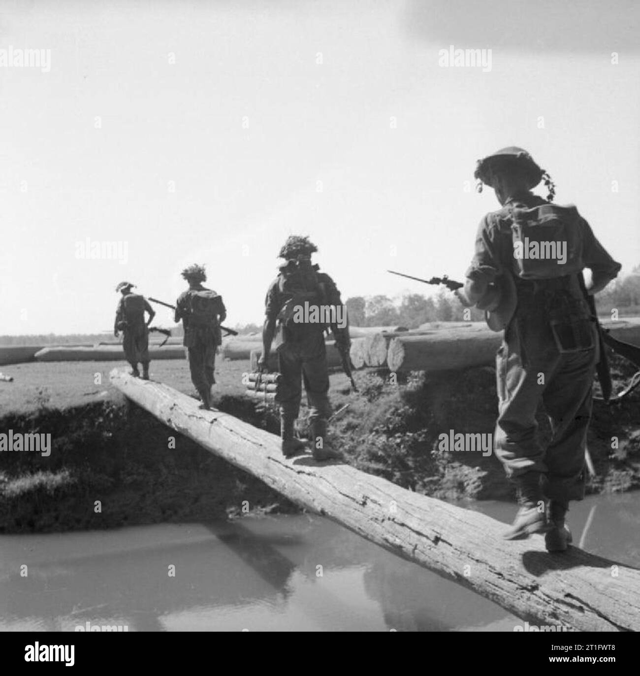 The British Army in Burma 1945 Men of the South Wales Borderers, 36th ...