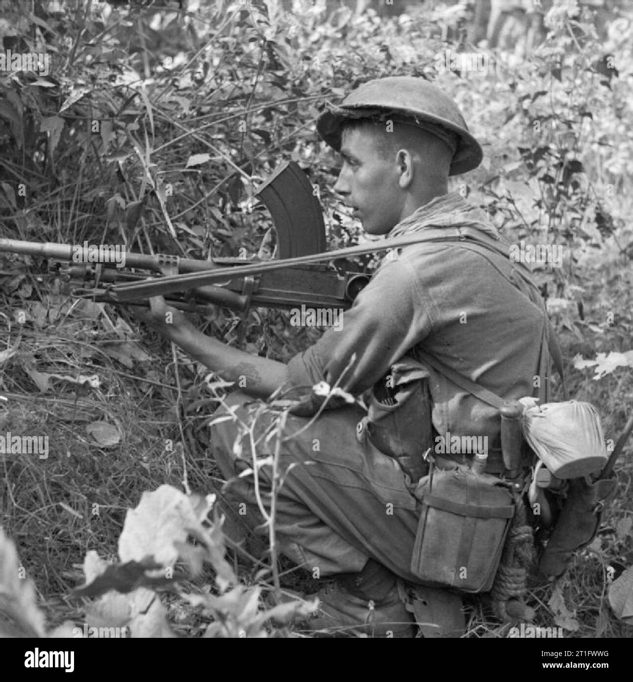 The British Army in Burma 1945 Fusilier McCartney, of the Royal Welsh ...