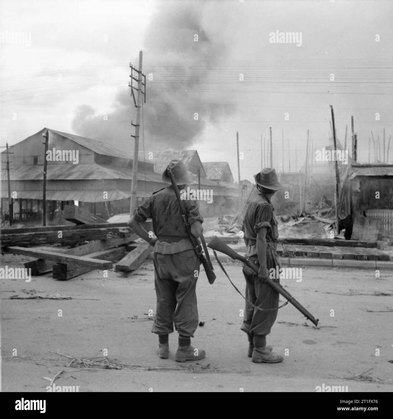 The British Army in Burma 1945 Men of the 8th Border Regiment in Pegu ...