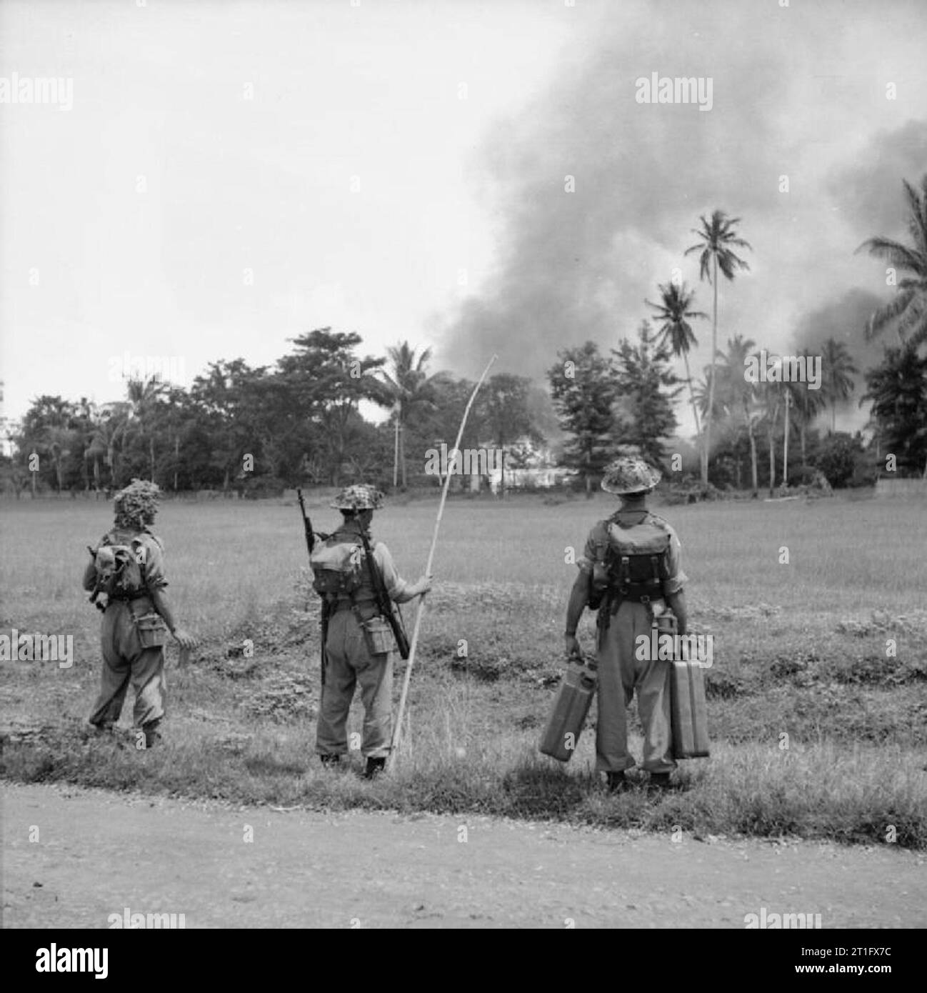 The British Occupation of Java Three members of the Bengal Sappers and ...