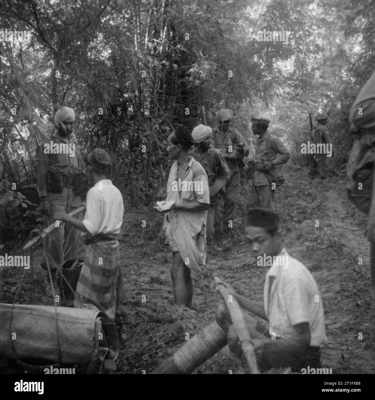 The British Occupation of Java Members of a company sized patrol from ...