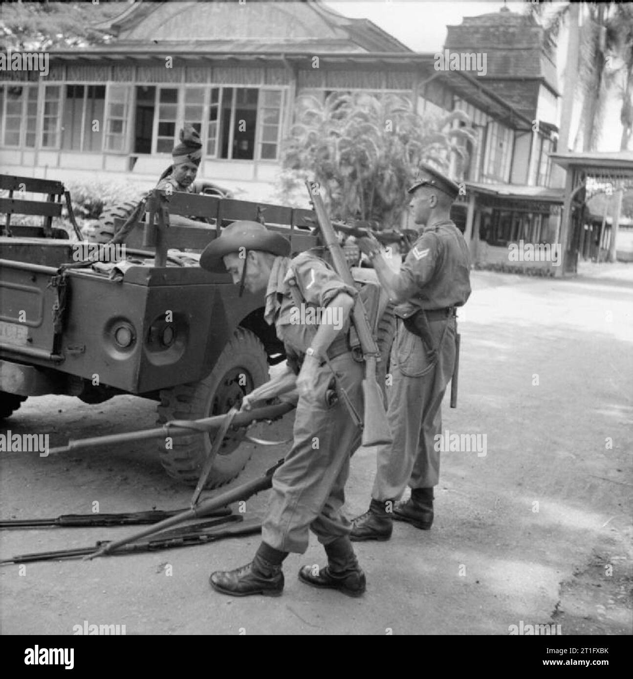 Indonesian soldiers Black and White Stock Photos & Images - Alamy