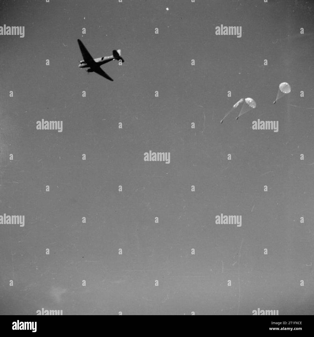 The British Occupation of Java A Dakota aircraft of 31 Squadron, Royal ...