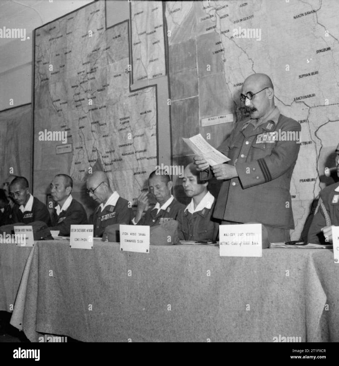 The British Reoccupation of Burma Lieutenant General Tanaka (Commander ...