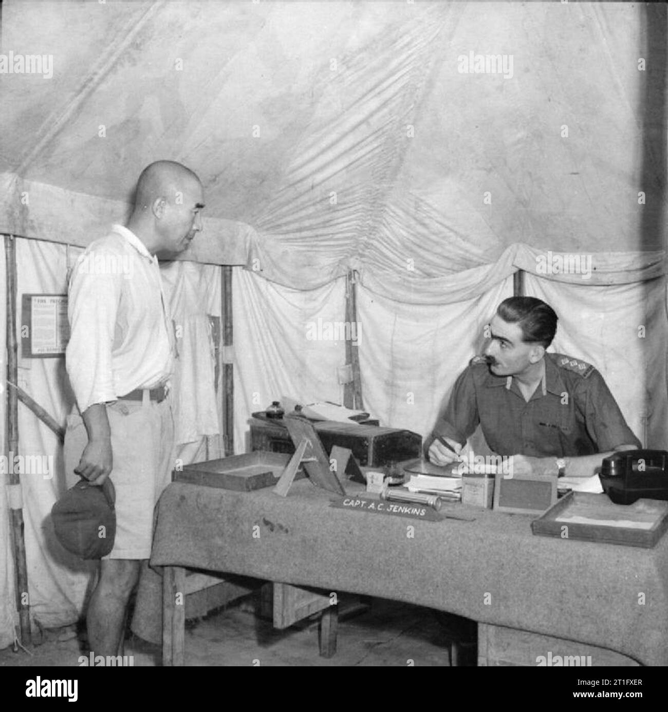 The British Reoccupation of Burma Lieutenant Hyuga, camp interpreter ...