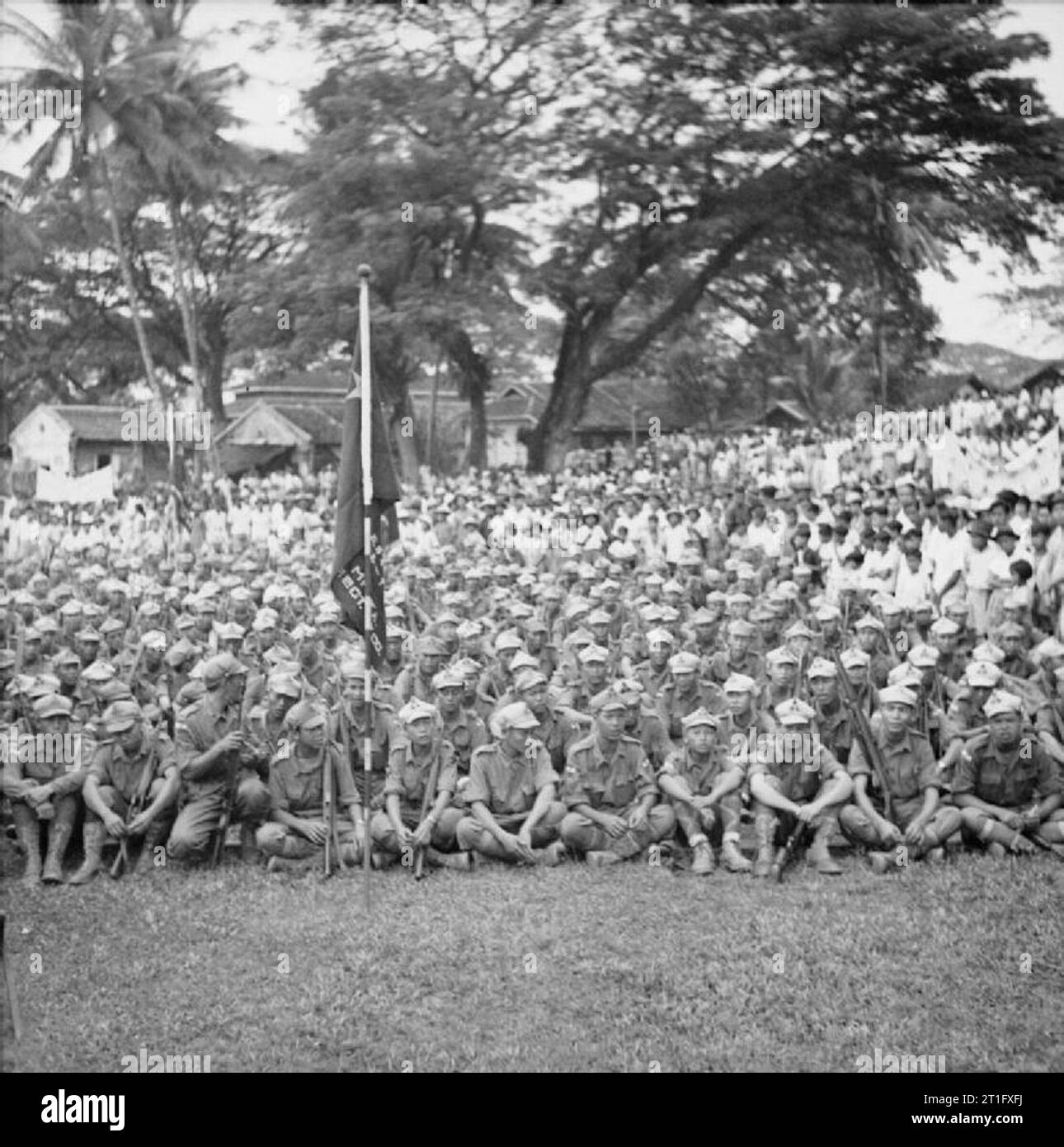 The British Reoccupation of Malaya At Kuala Lumpur men of the Malay ...