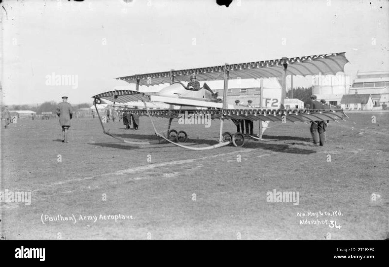Aviation in Britain Before the First World War Paulhan biplane on the ...