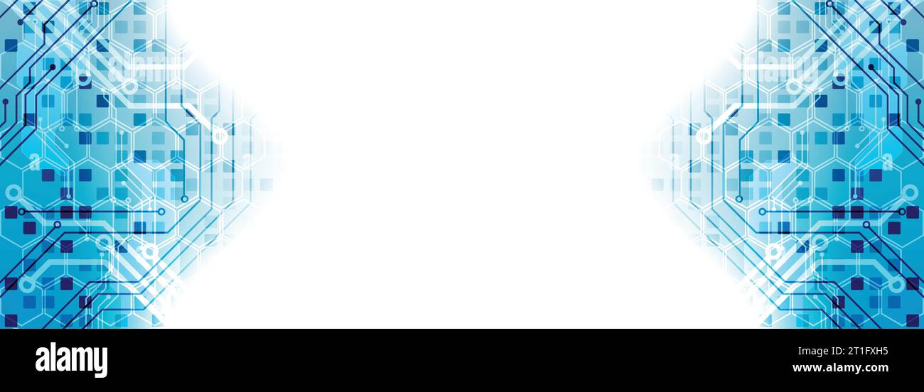 Vector illustration, Hi-tech digital technology and engineering theme ...