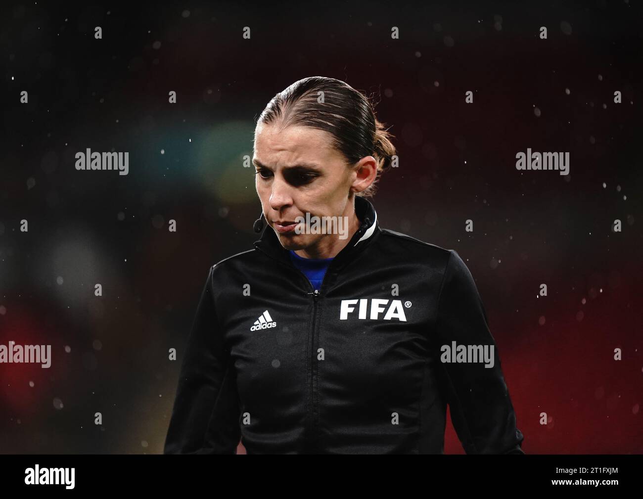 Referee Stephanie Frappart during the international friendly match at ...