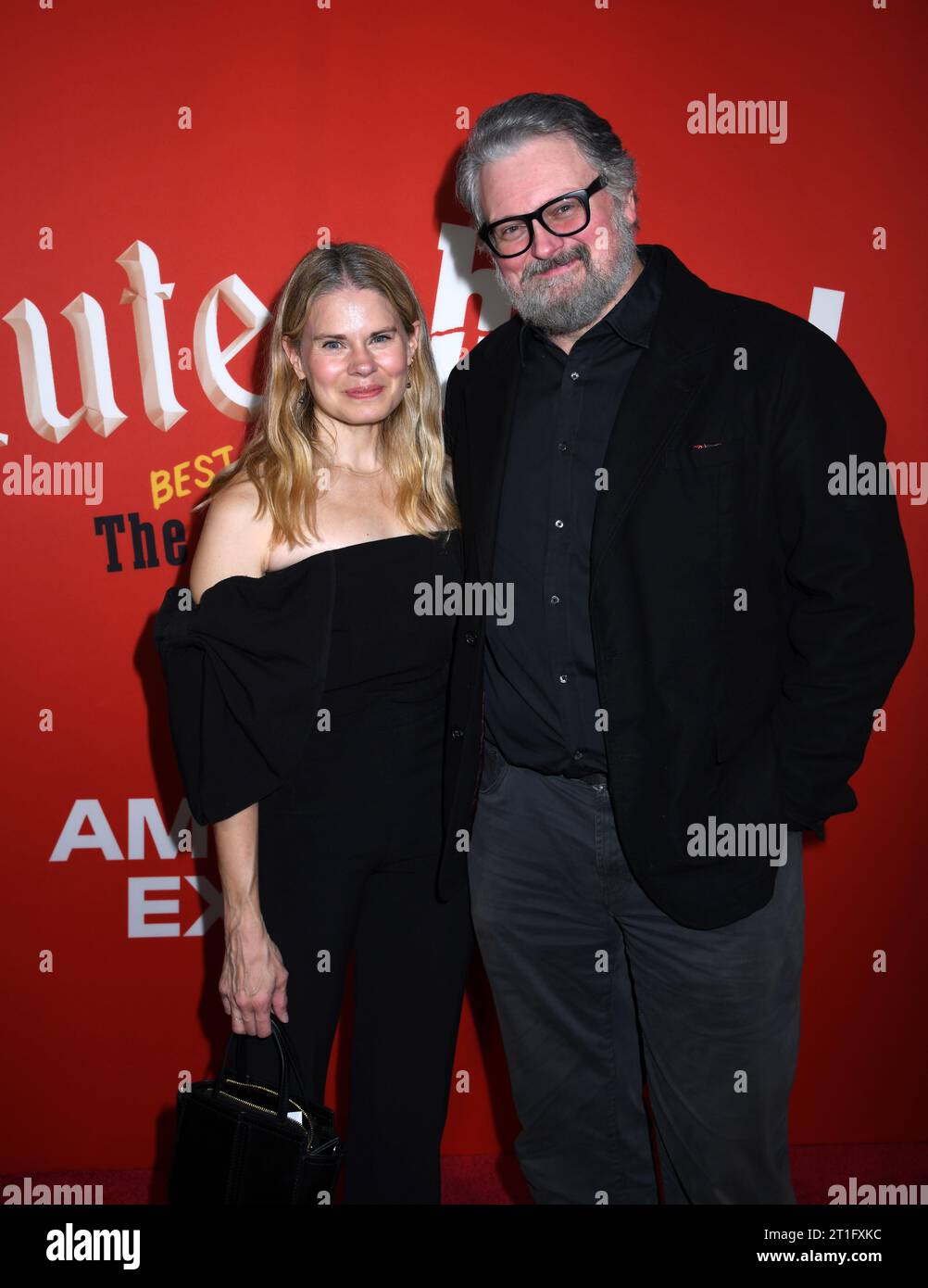 October 12, 2023, New York, New York, USA: Celia Keenan-Bolger and John ...