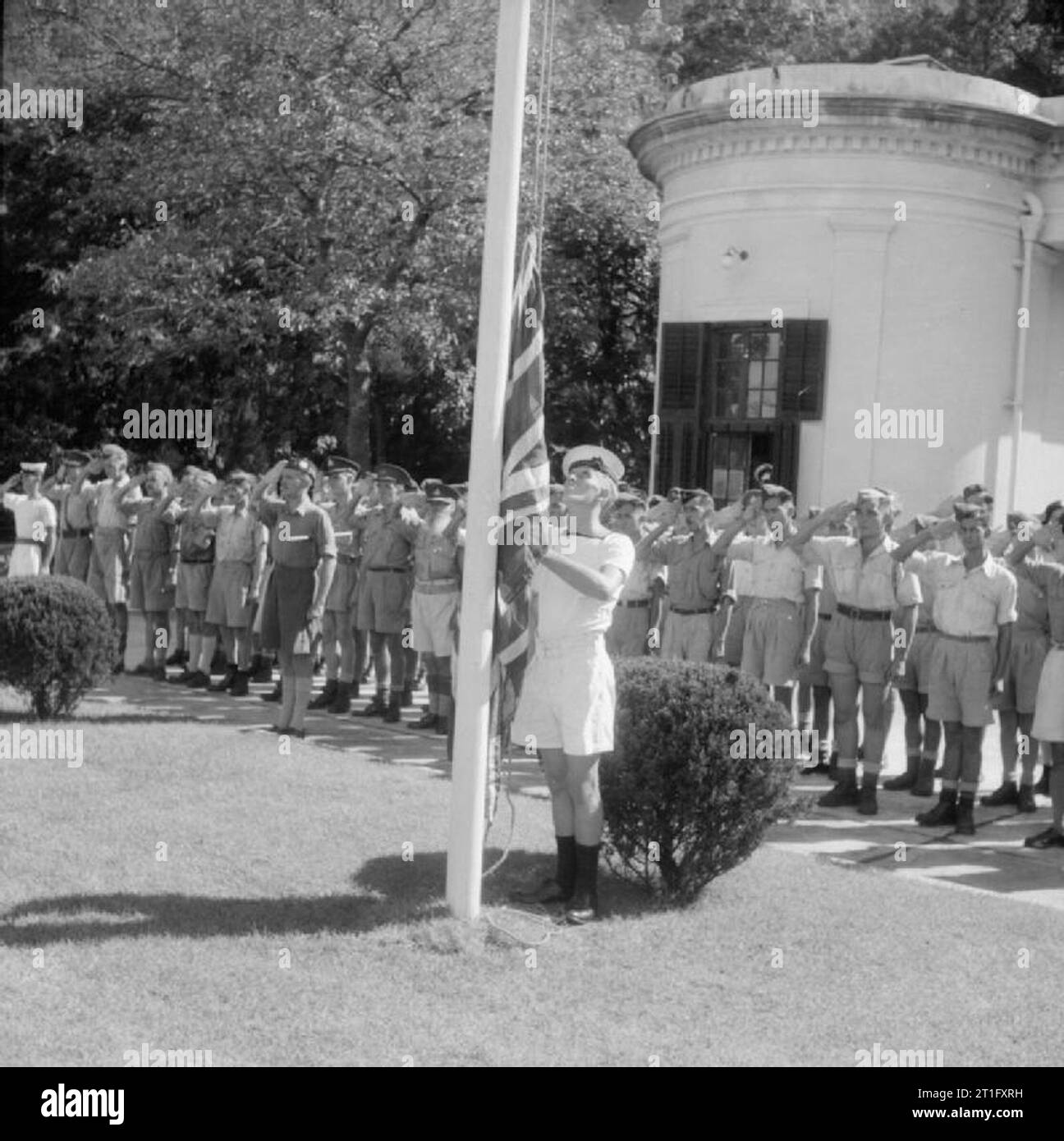The Japanese Surrender at Hong Kong, 1945 Following the signing of the ...