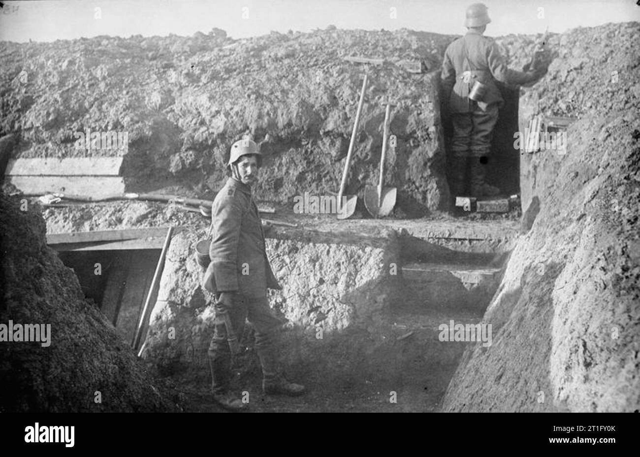 Woerner Eugen (herr) Collection Battle of Arras. Sentries in a trench ...