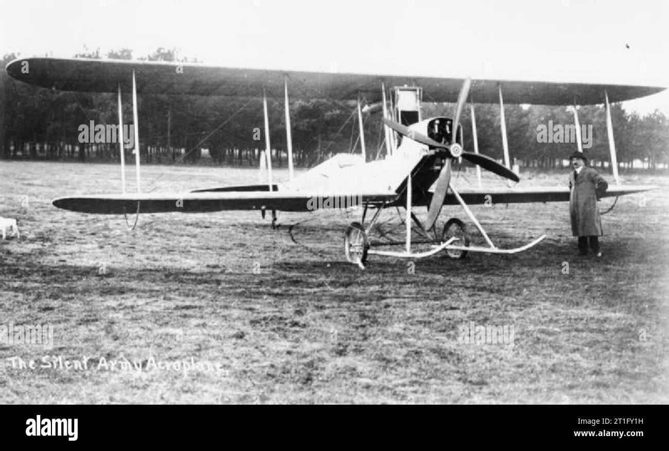 Aviation in Britain Before the First World War A BE 1 biplane on the ...