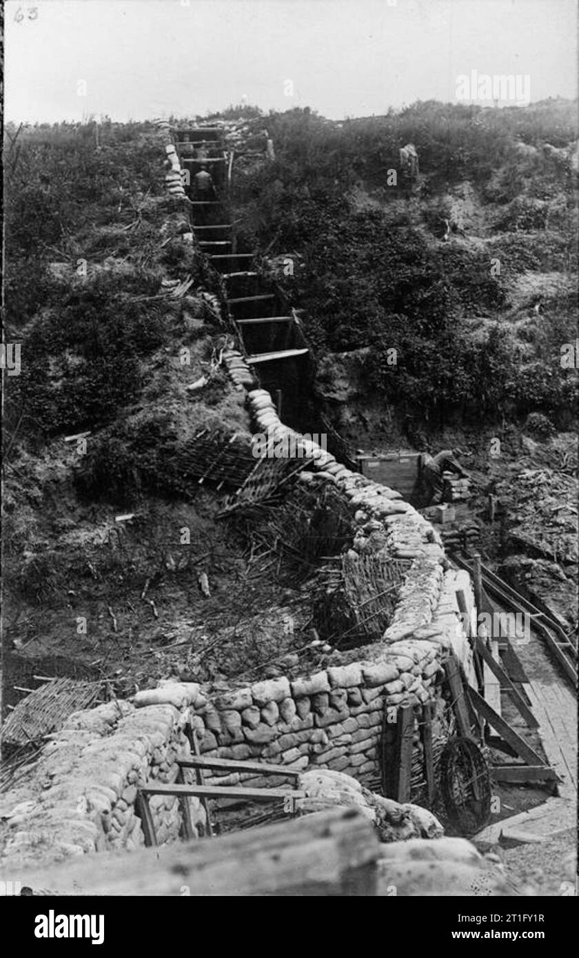 Woerner Eugen (herr) Collection Communication trench crossing the ...