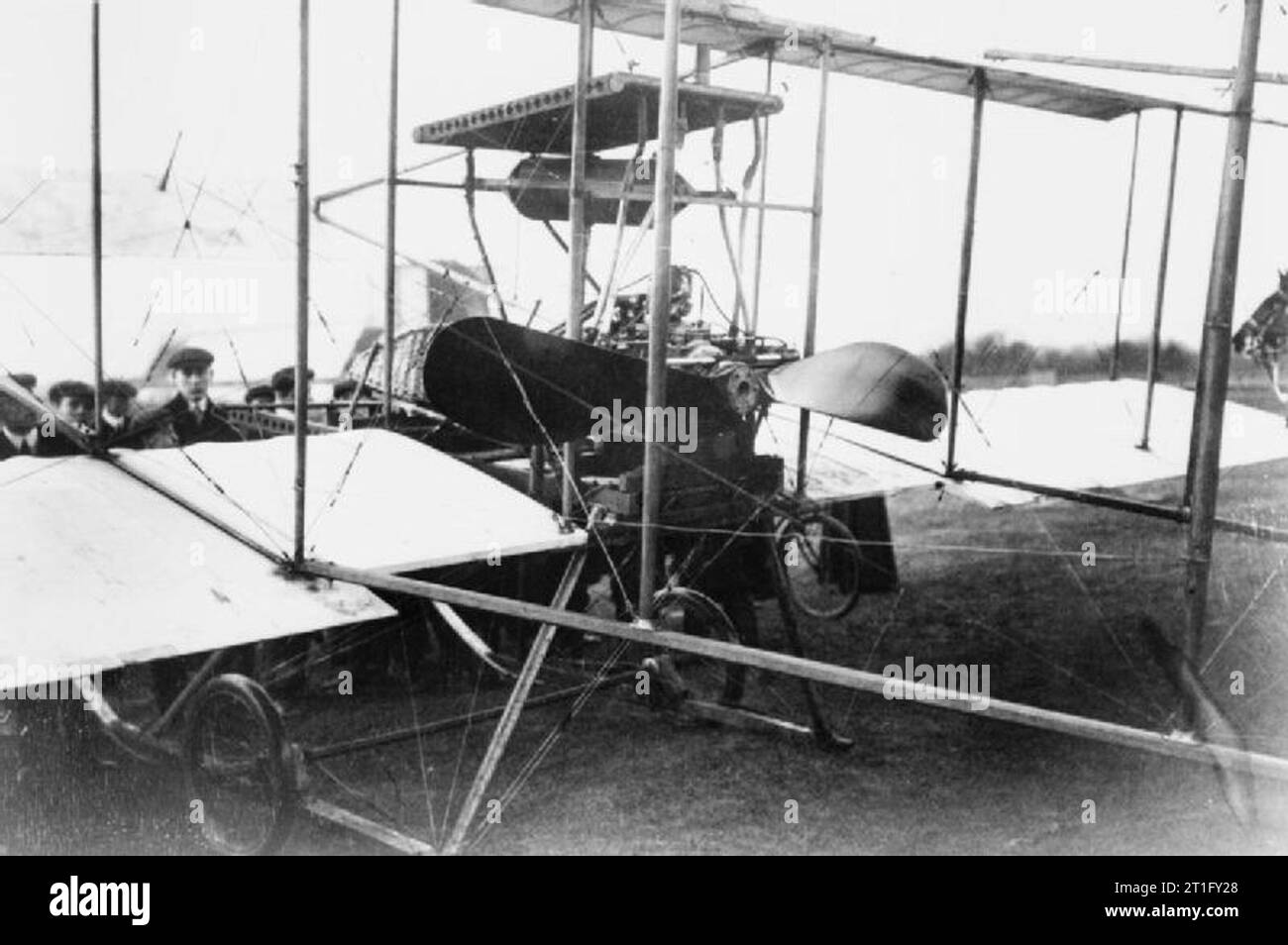 Aviation in Britain Before the First World War Medium close up of a de ...
