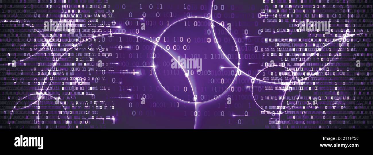 Technology background. Big data concept. Binary computer code. Vector illustration Stock Vector ...