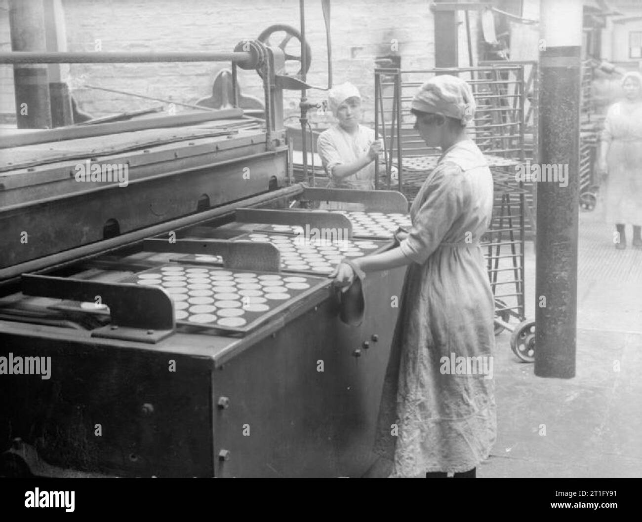 Industry during the First World War A female worker overseeing the ...